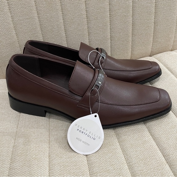 Perry Ellis | Shoes | New Perry Ellis Portfolio Brown Randle Wide Men 3 ...